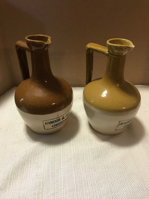 Armour and Company Chicago Vintage Stoneware Jug - Set of 2 Jugs | eBay