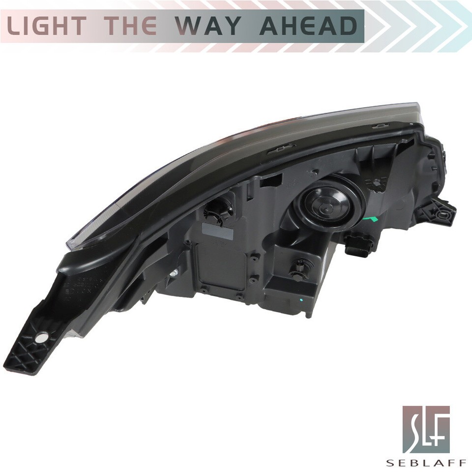 For 2016 2017 2018 Ford Explorer Headlight Halogen W/LED DRL Black ...