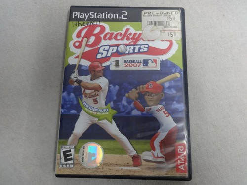Backyard Sports Baseball 2007 Sony Playstation 2 PS2 Game Complete Free ...