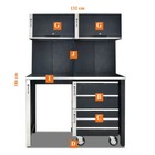 Tactix Garage Storage System Modular Workshop DIY Storage with ...