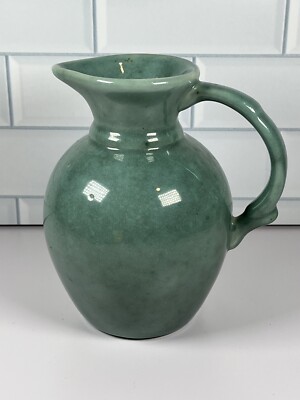 Foreside Pottery Sage Green Ceramic Pitcher Home Decor Dinnerware ...