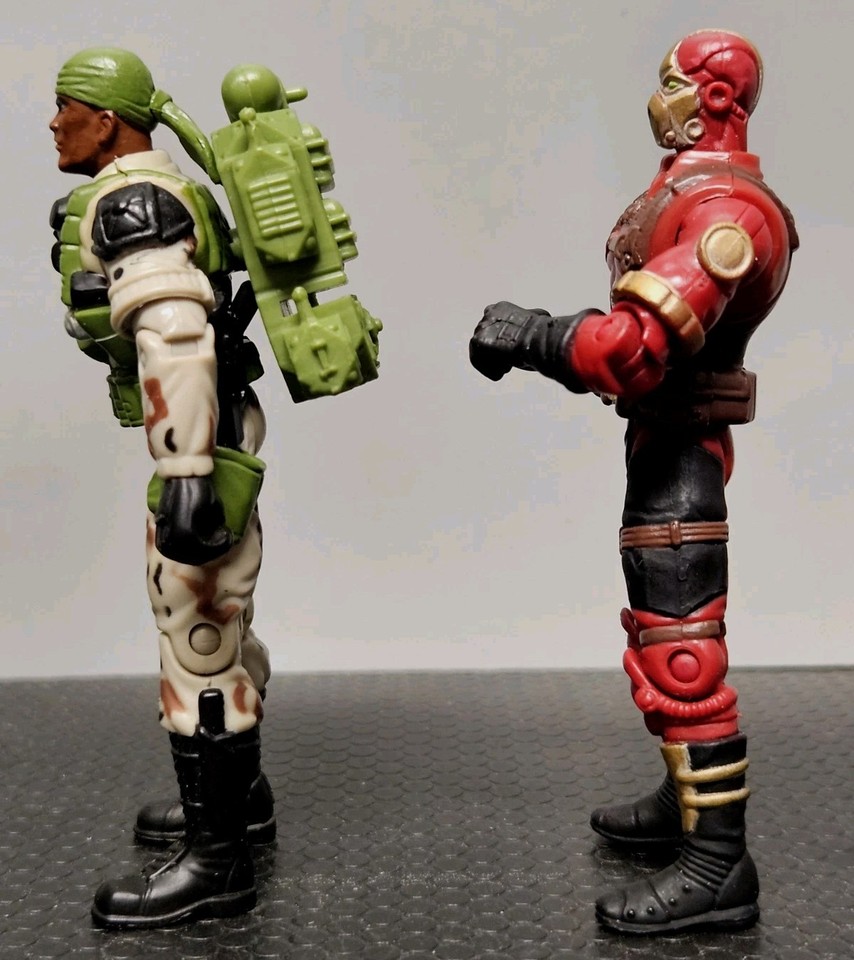 GI Joe Vs Cobra Heavy Duty Vs Cobra C.L.A.W.S. Action Figures 2002 ...