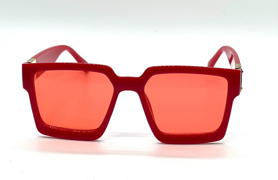 Men Sunglasses Fashion Black Oversize Big Designer Square Rapper Rap ...