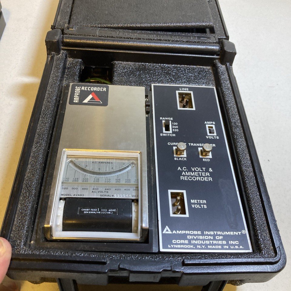 Amprobe Recording Meter With Case AVA83. Cl | eBay