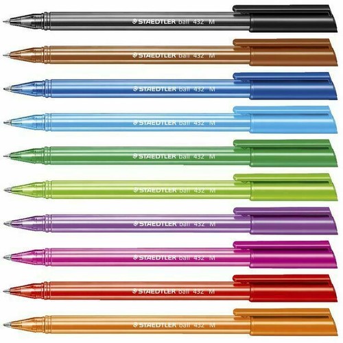 Staedtler ball 432 10 Color Pen Set (43235MPB10) for sale online | eBay