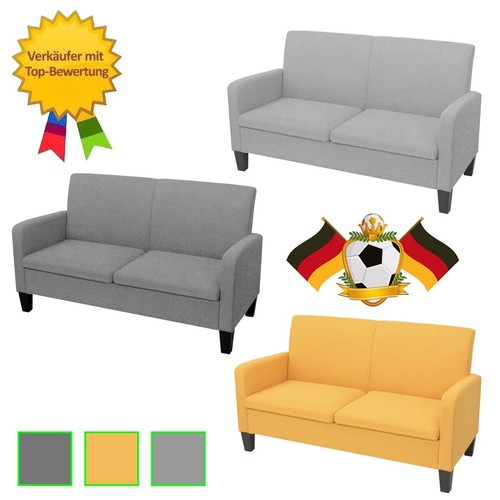 2-Sitzer Sofa 2er Sofagarnitur Couchgarnitur Couch Garnitur Küchensofa ...