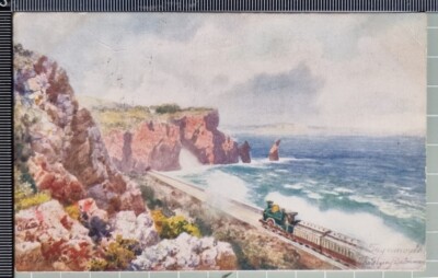 OLD POSTCARD 1905 TEIGNMOUTH THE FLYING DUTCHMAN STEAM TRAIN | eBay