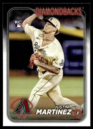 Justin Martinez 2024 Topps Series 1 | Rookie Card RC #325 Arizona ...