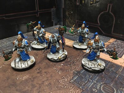 5x Adeptus Custodes Custodian Wardens COMMISSION Warhammer 40k Shield ...