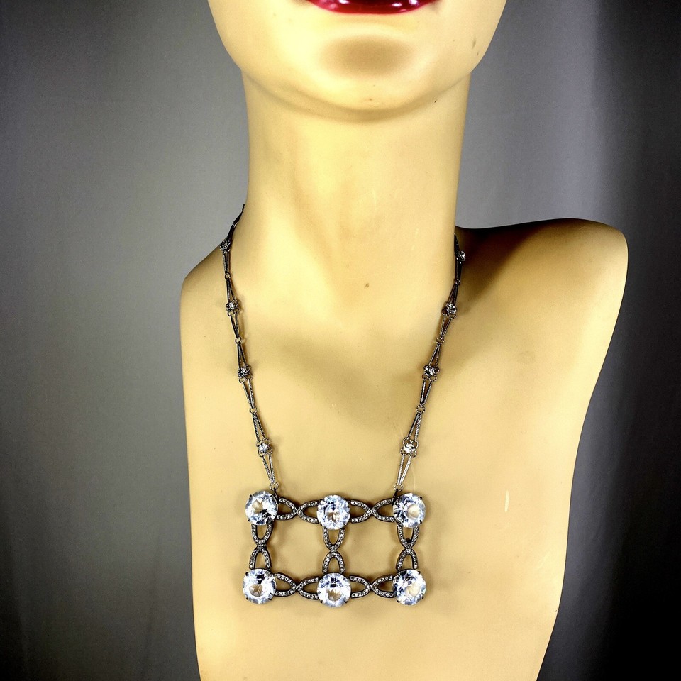 Sparkly Open Back Rhinestones Pendant on Rhinestone Chain, Valentine’s ...