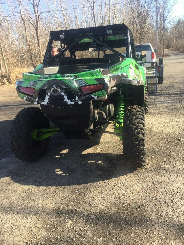 TEXTRON WILDCAT XX 1000 GREEN JAGS Wrap Decal Sticker | eBay