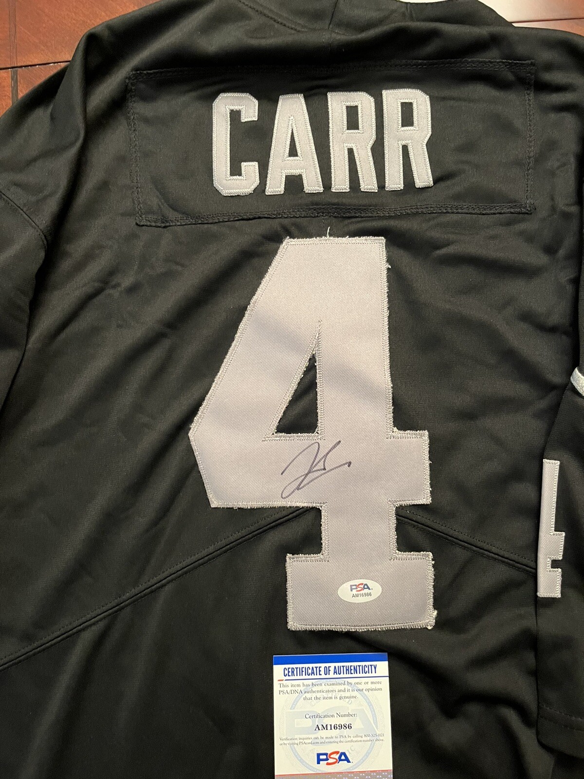 Derek Carr Autographed Memorabilia | Signed Photo, Jersey, Collectibles ...