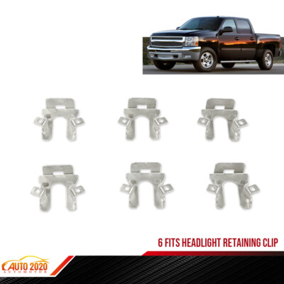 Headlight Retainer Clips Fit For Ford 92-96 F150 F250 F350 Bronco Crown ...