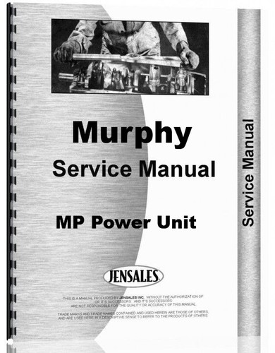 Murphy MP Power Unit Service Repair Manual Diesel 6 Cylinder | eBay
