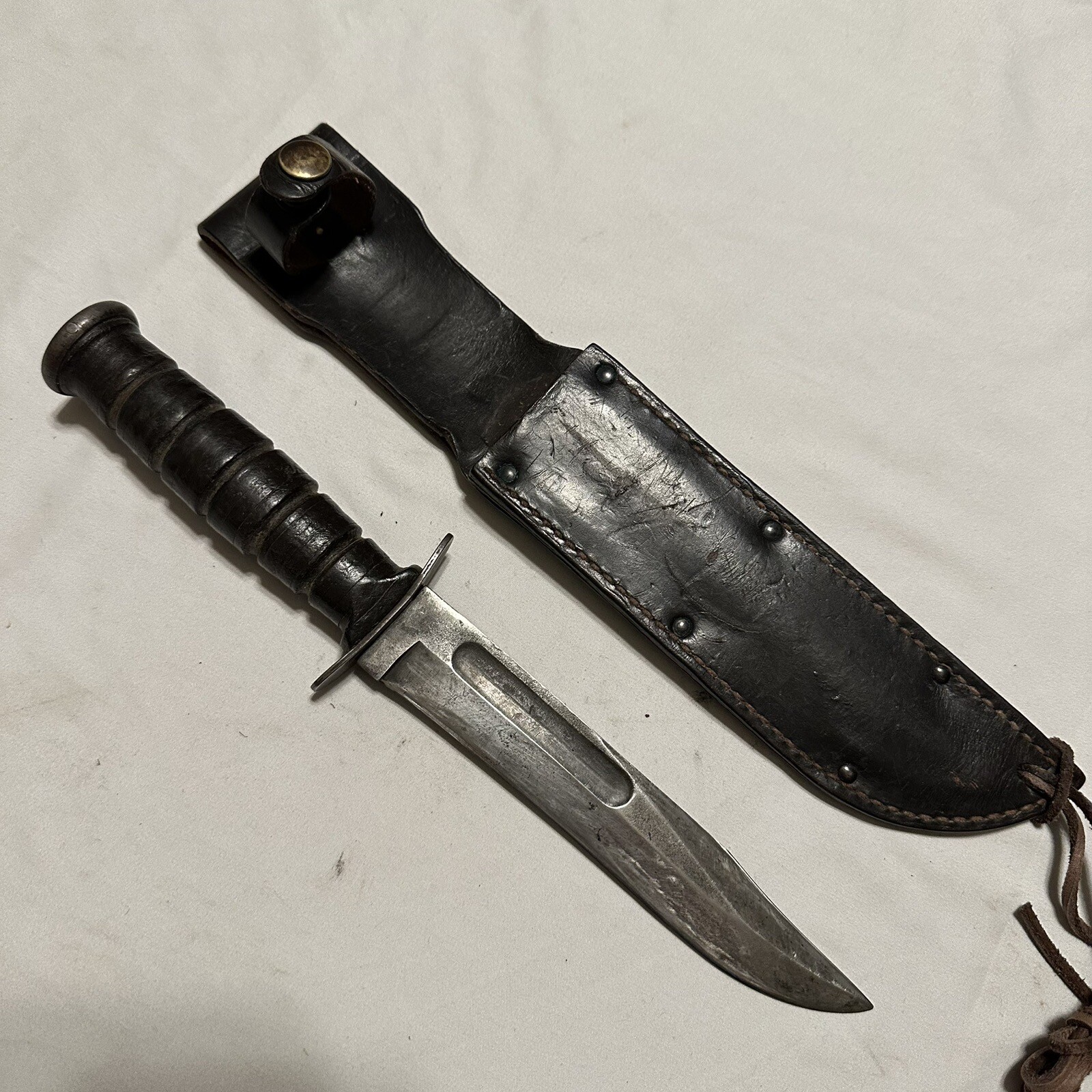 WWII USN Mark 2 Kabar Camillus Fighting Knife | eBay