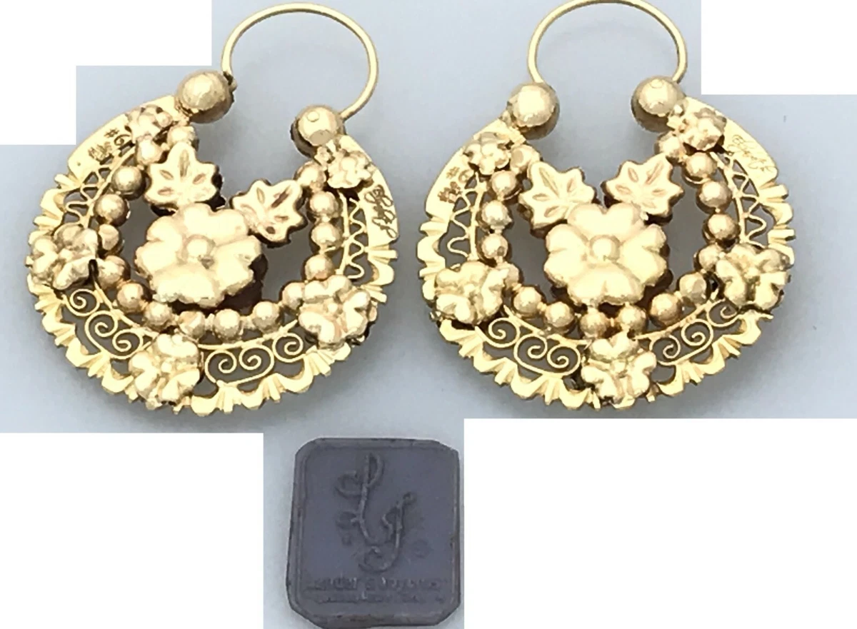 Arracadas Jerezanas De Oro