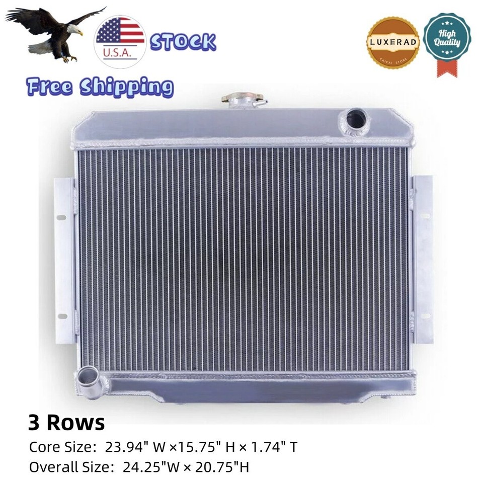 3 ROW/CORE FOR 1972-1986 JEEP CJ CJ5 CJ6 CJ7 ALUMINUM RACING COOLING ...