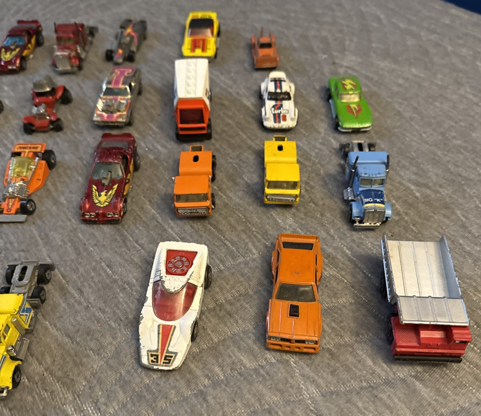 Vintage Hot Wheels & Matchbox Lot (1960s -70s) 26 Cars - Redline Dune ...