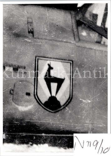 T947 Foto Wehrmacht Archiv Repro Luftwaffe Flugzeug JG51 Emblem Me109 ...