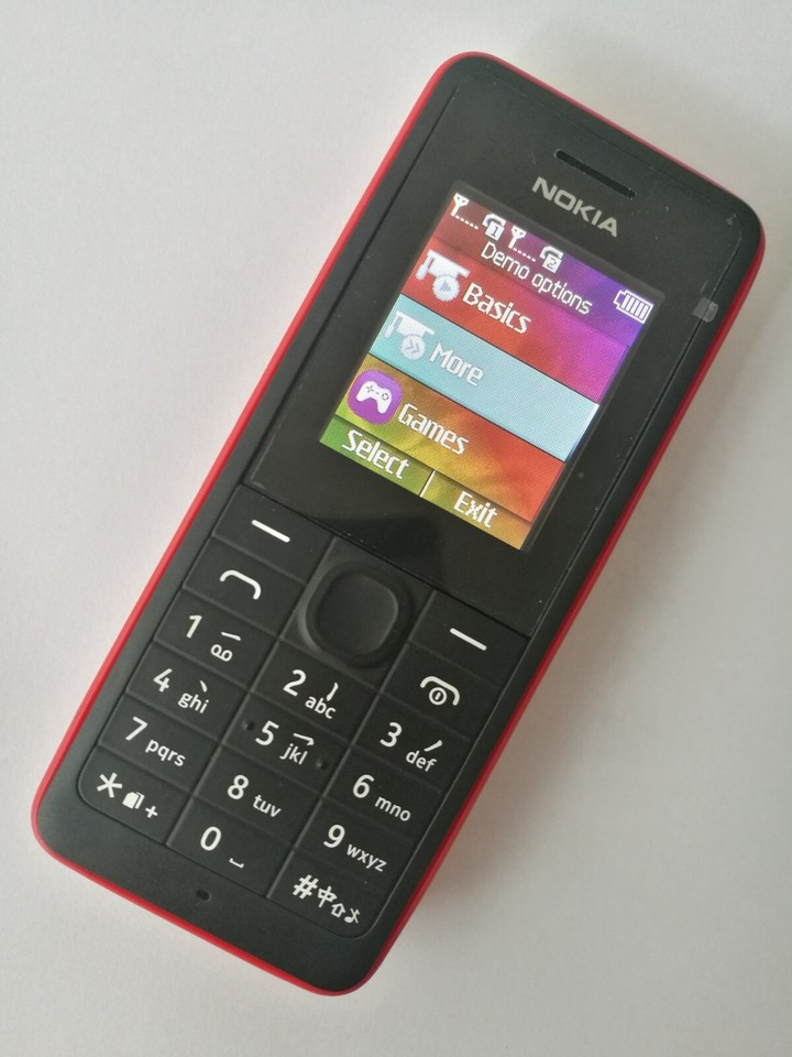 Original Nokia 107 FM Radio Dual SIM Cards Good Quality Unlocked Mobile ...