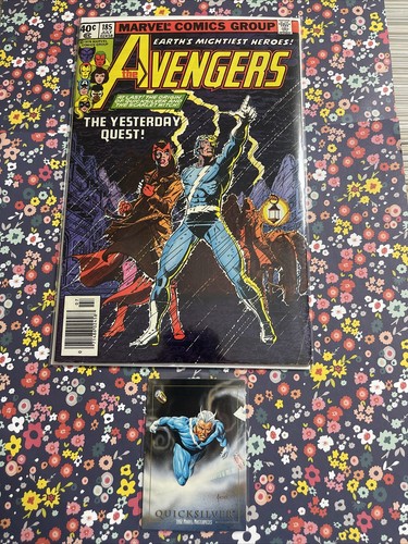AVENGERS #185 ORIGIN QUICKSILVER SCARLE WITCH GEORGE PEREZ COVER 1979 ...