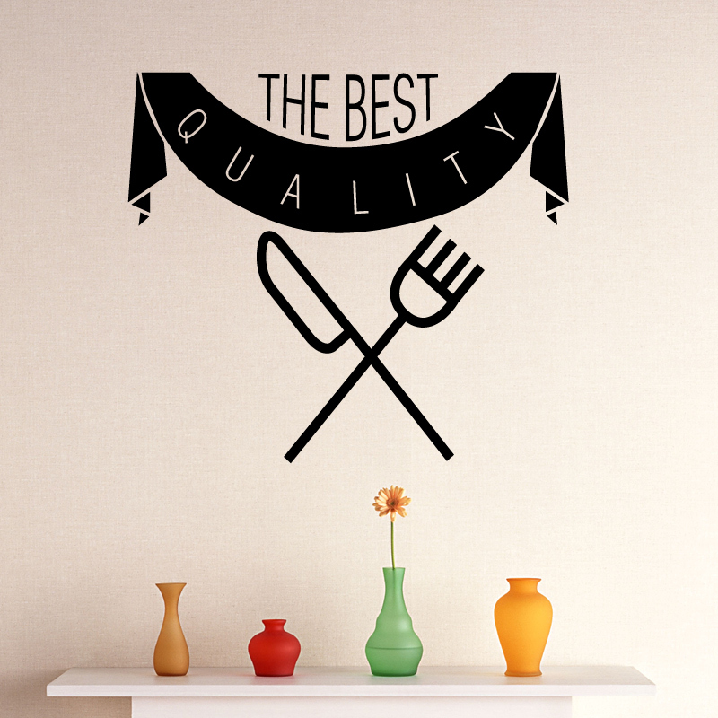 Restaurant wall sticker vinyl decal art catering cafe kitchen food sign ...