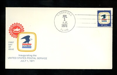 US FDC #1396 USPS 7-1-71 Tennessee TN NASHVILLE Hand cancel 42-471 | eBay
