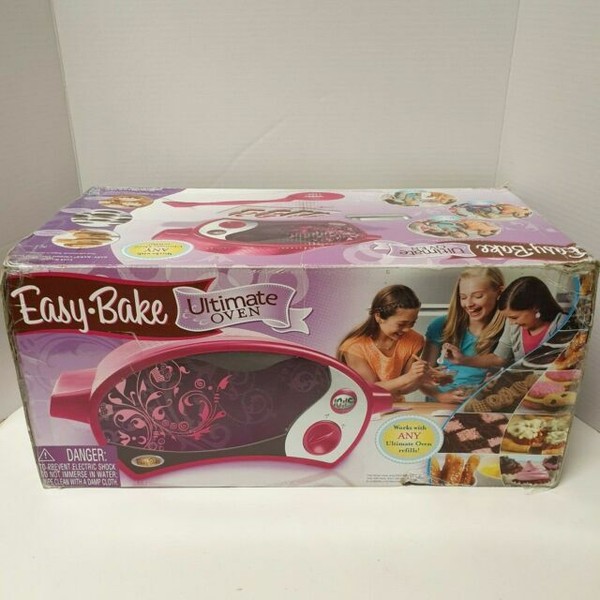 Easy Bake Ultimate Oven Pink Magenta Bonus Mixes 2015 Hasbro for sale ...