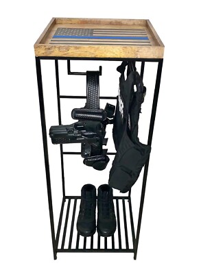 Police Gear Rack - Law Enforcement Gear Stand - Cop Caddy - Duty Gear ...