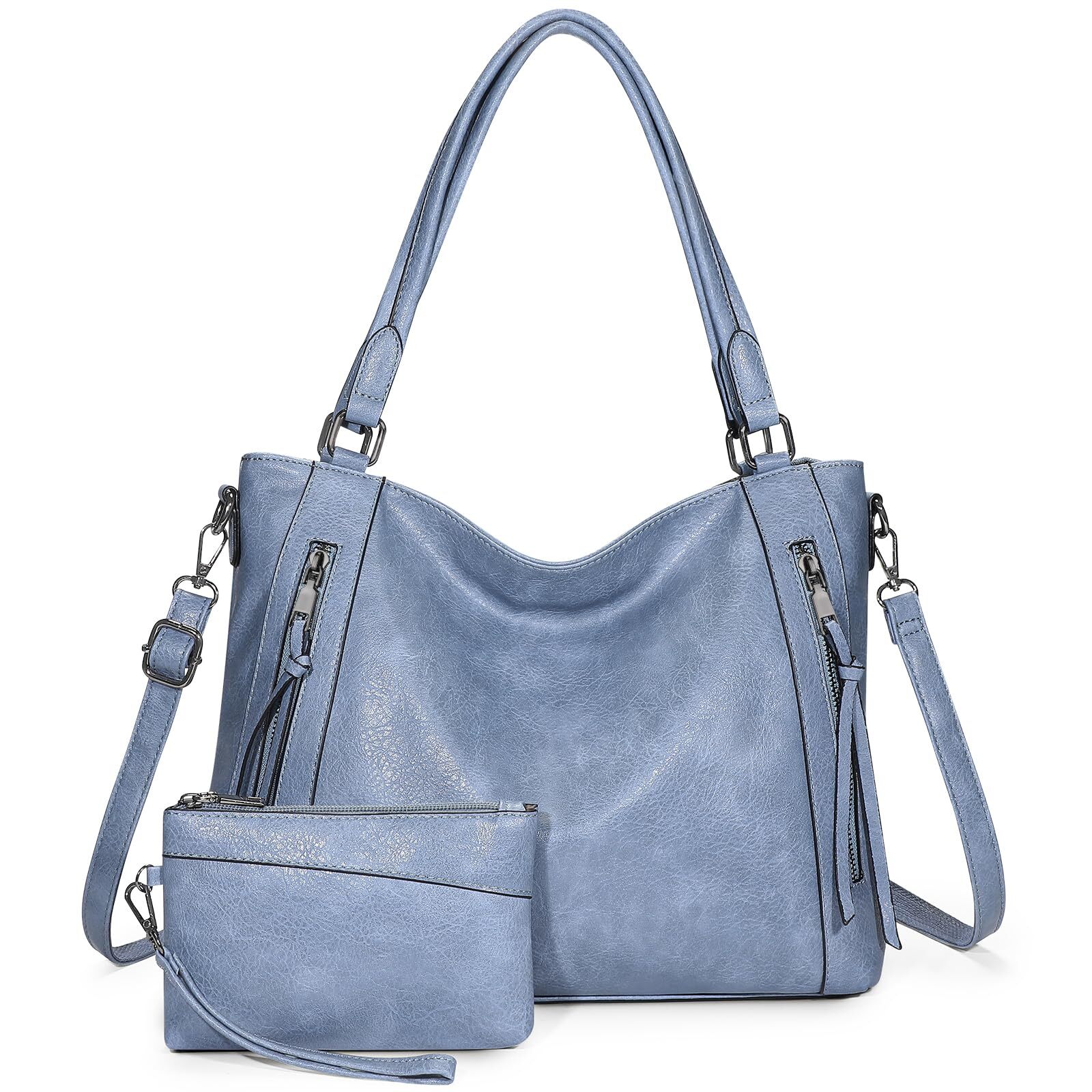 Tote Bags Women Purses and Handbags Top Handle Soft Shoulder Bag Ladies ...