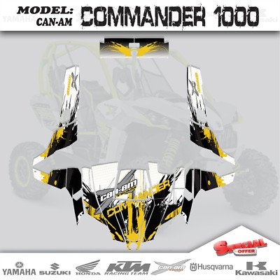 Decals 4 Can Am Commander 1000 2011-16 3M UTV Graphics Kits Decal ...