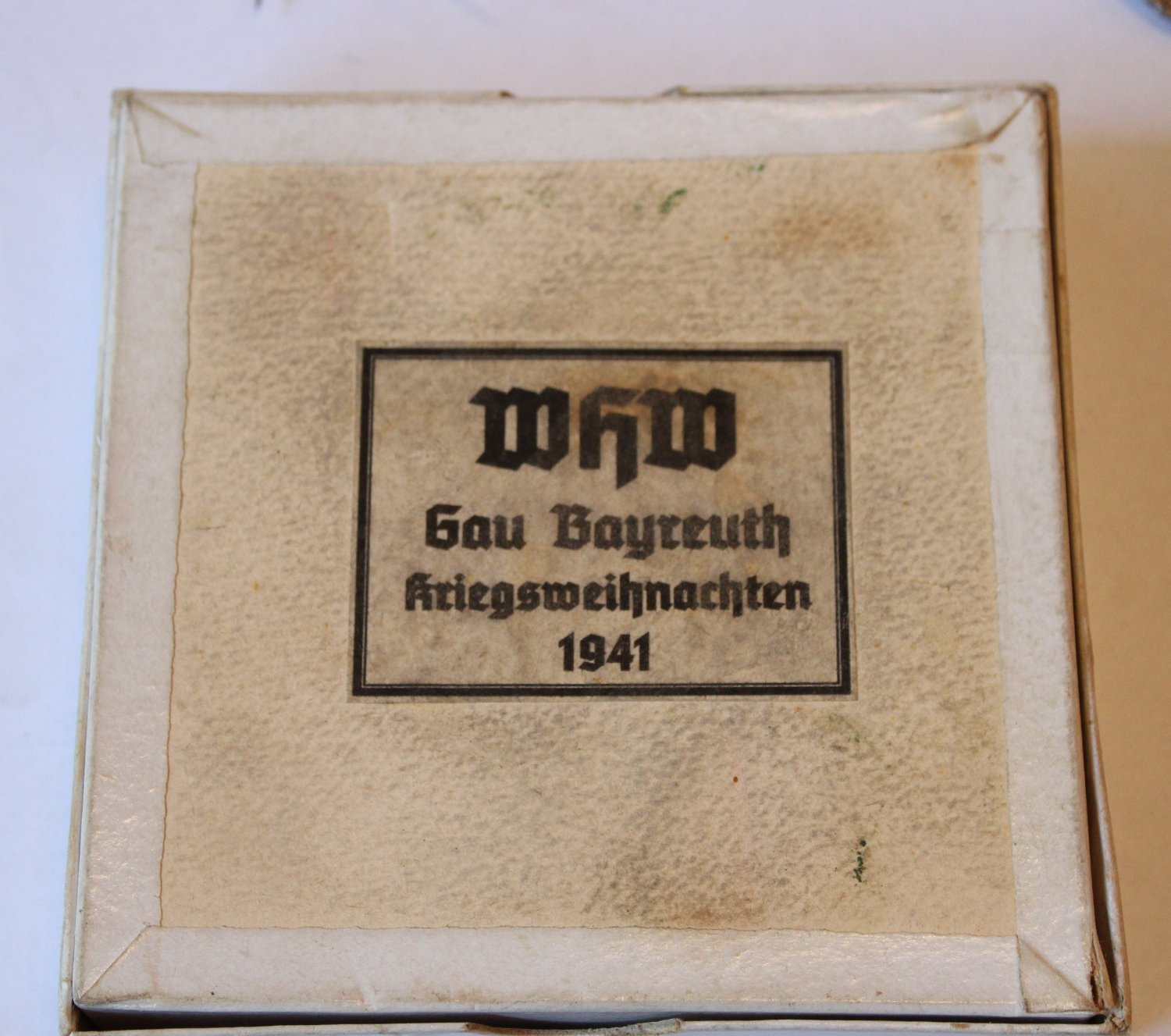 Original German WW 2 - WHW - War Christmas - Donation Thimble - Gau ...