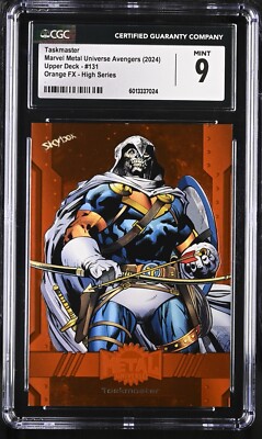 2024 Marvel Metal Avengers Taskmaster Orange FX CGC 9 MINT | eBay