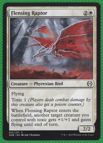 Flensing Raptor - Phyrexia: All Will Be One #012 - Magic: The Gathering ...