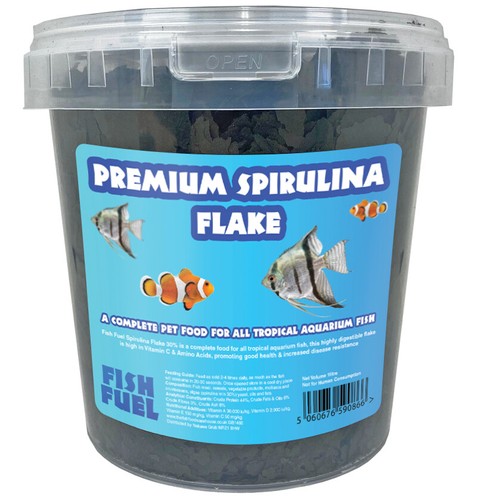 Fish Fuel Aquarium Food 1 litre Buckets - Tropical Flake, Goldfish ...