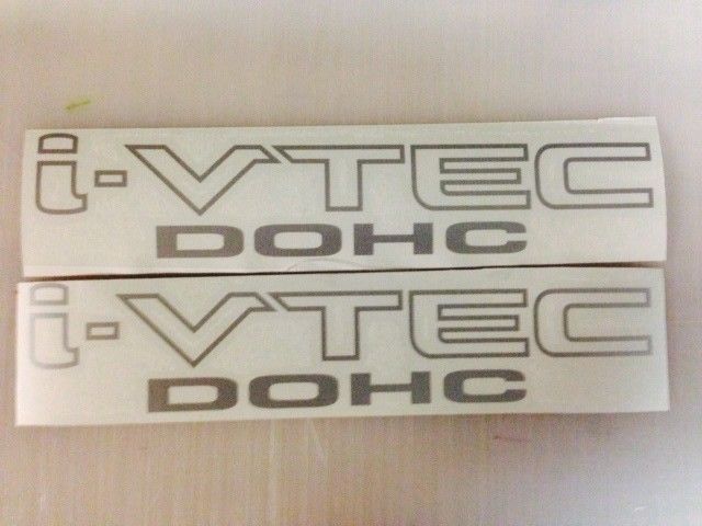 (2)I-VTEC DOHC DECALS JDM SI K20 FA5 OEM SLAMMED DUMPED BOOSTED | eBay