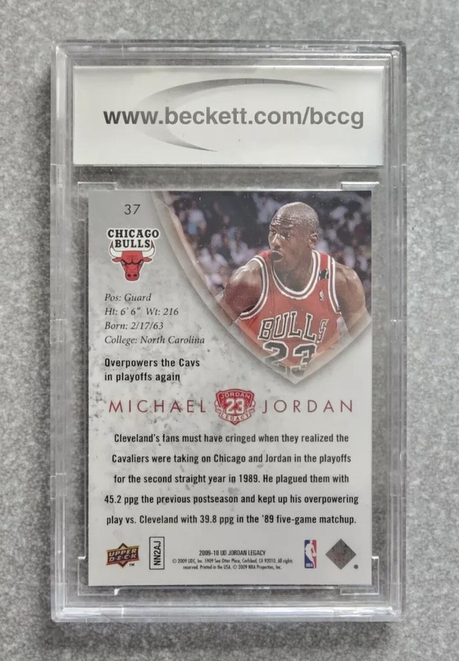 2009-10 Upper Deck MJ Legacy Collection Gold #37 Michael Jordan BCCG | eBay
