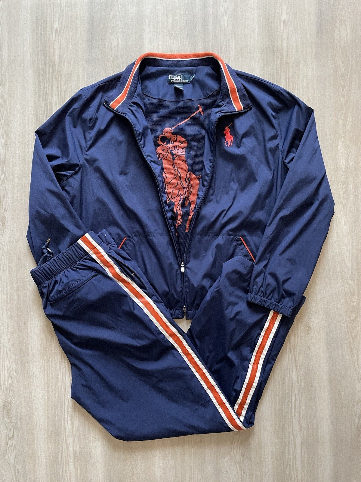 Vintage Polo Ralph Lauren Windbreaker Track Suit and… - Gem