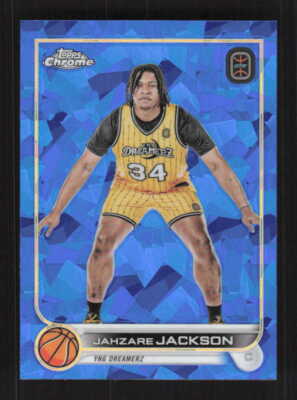 Jahzare Jackson 2022 Topps Chrome Sapphire Edition OTE #54 | eBay
