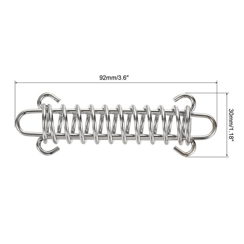 6Pcs Tent Spring Buckle Heavy Type Stainless Steel for Awning Rope ...
