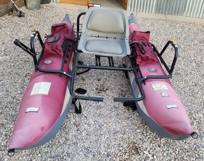 Wilderness Colorado Inflatable Pontoon Boat W/ Motor 1-Person Classic ...