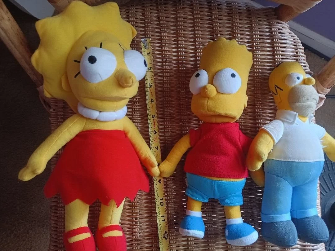 Simpsons Plush Lot Lisa Simpson Sideshow Bob Bart Simpson, 49% OFF