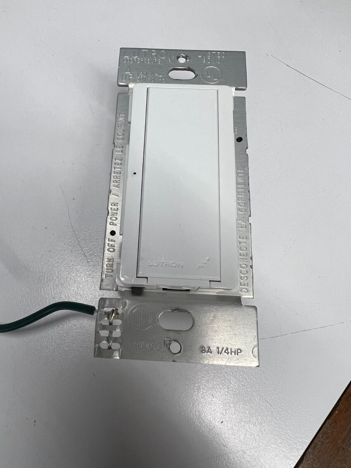 Lutron Homeworks Hrd-8ans-wh (white) 8amp Neutral Switch for sale ...