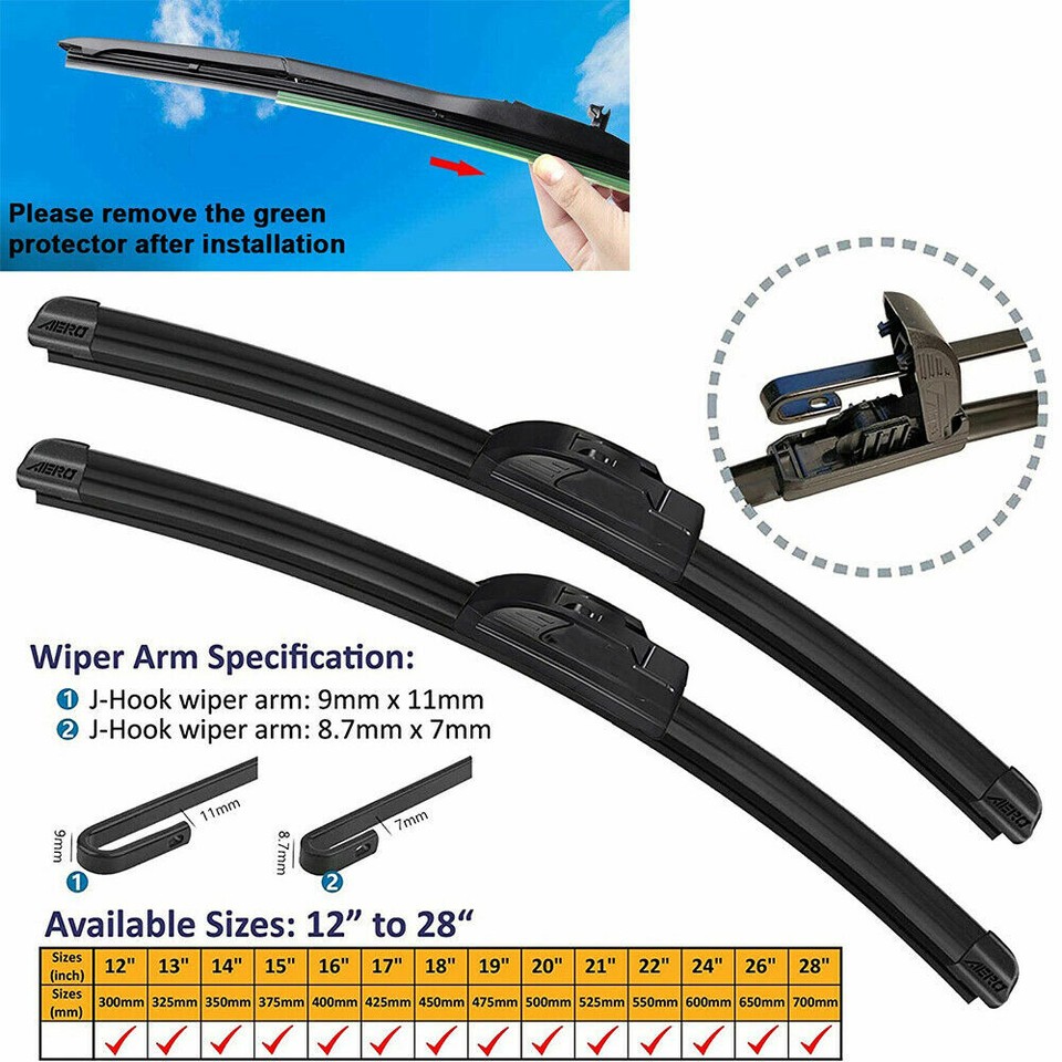 2019-2024 Chevy Silverado Sierra 1500 Windshield Wiper Blade Hybrid ...