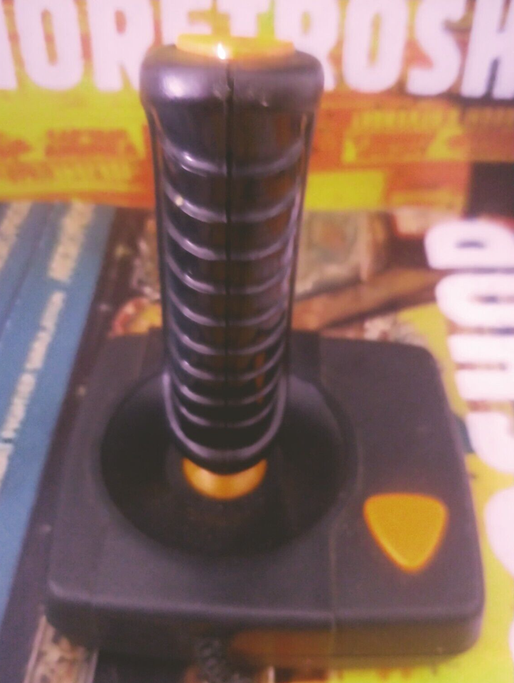 Quickshot orange/bl Joystick Controller (Commodore 64, Amiga, ST, XL ...