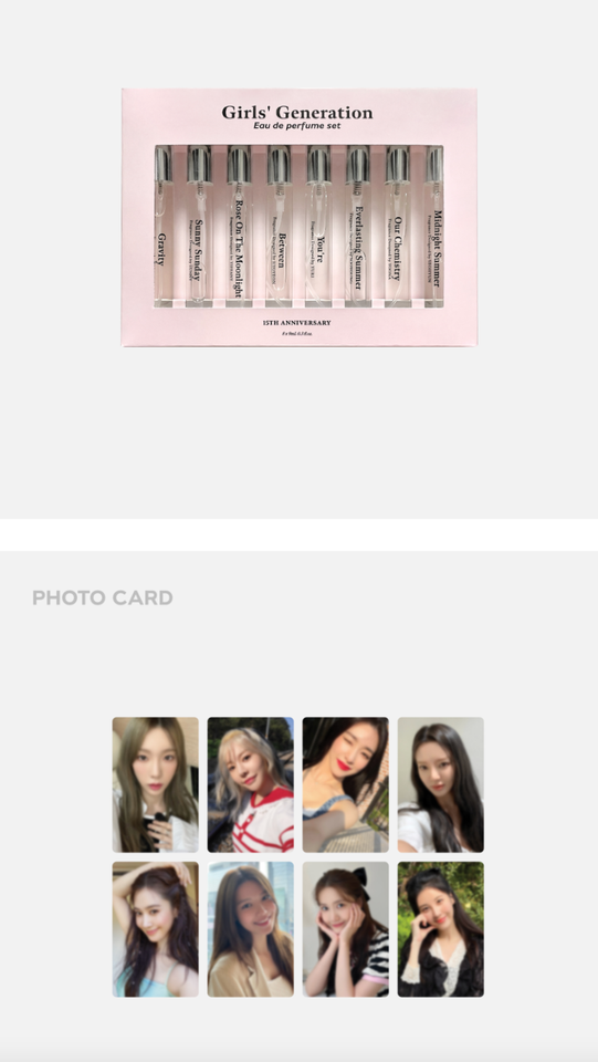 SNSD GIRLS' GENERATION 15TH ANNIVERSARY MERCH OFFICIAL PERFUME ...