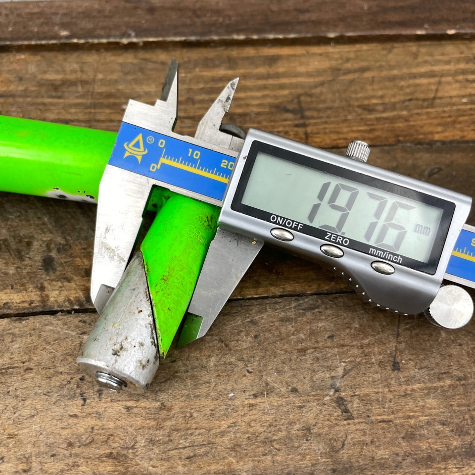 Vintage ONZA BOLD Bar Ends Green Quill Wedge 1st Gen 80s CRMO Climbing ...