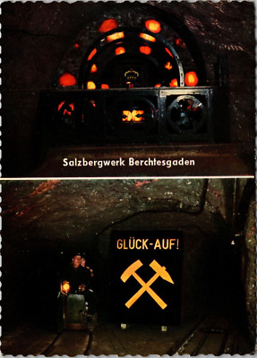 6x4" Postcard Berchtesgaden Germany Salt Mine Preysing Shaft Konig ...