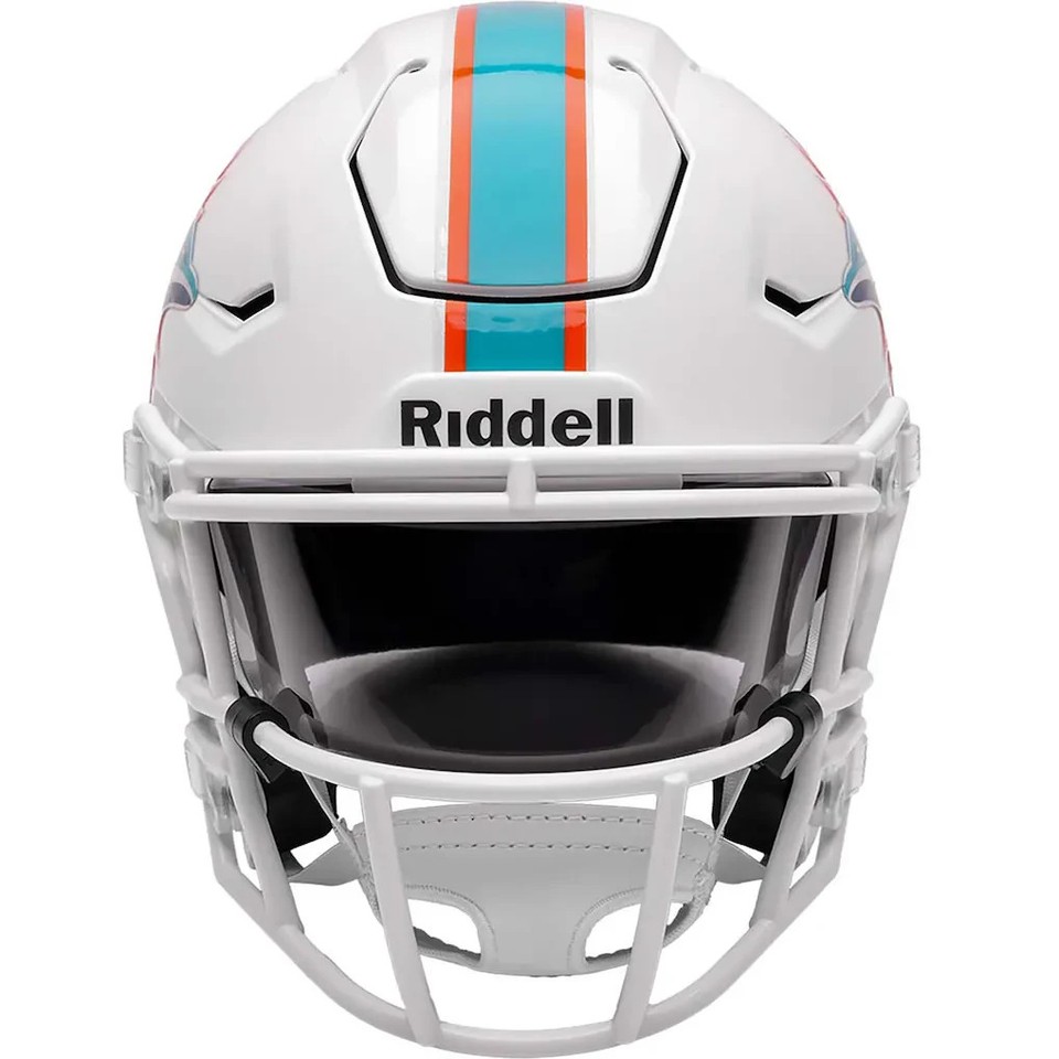Miami Dolphins Riddell Speed Flex Mid-Size Helmet | eBay