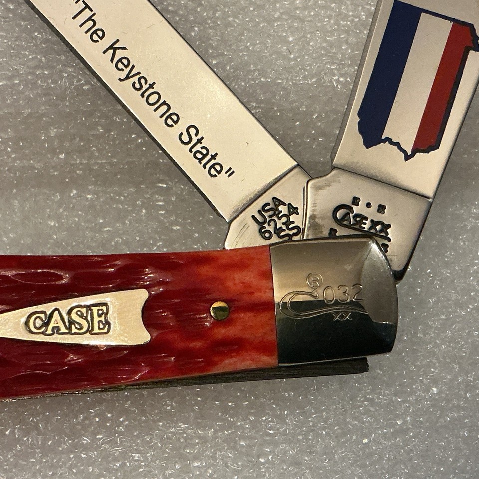 1999 Case XX Pennsylvania State Quarter 6254SS Trapper Knife,NIB ...